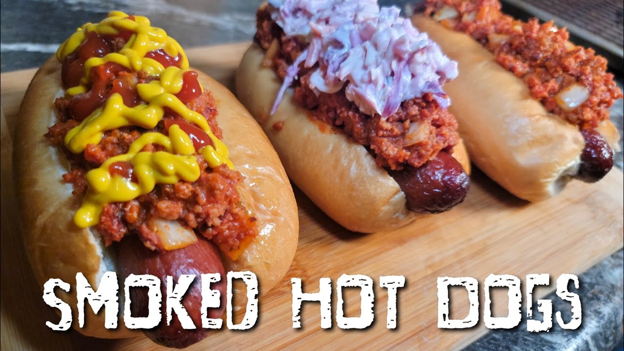 I found the Cheat Code for the Best Hot Dogs! Smoked Hot Dog Recipe ...