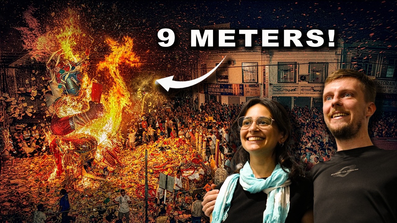 Biggest Burning Statue in the World | Penang’s Ghost Festival - YouTube