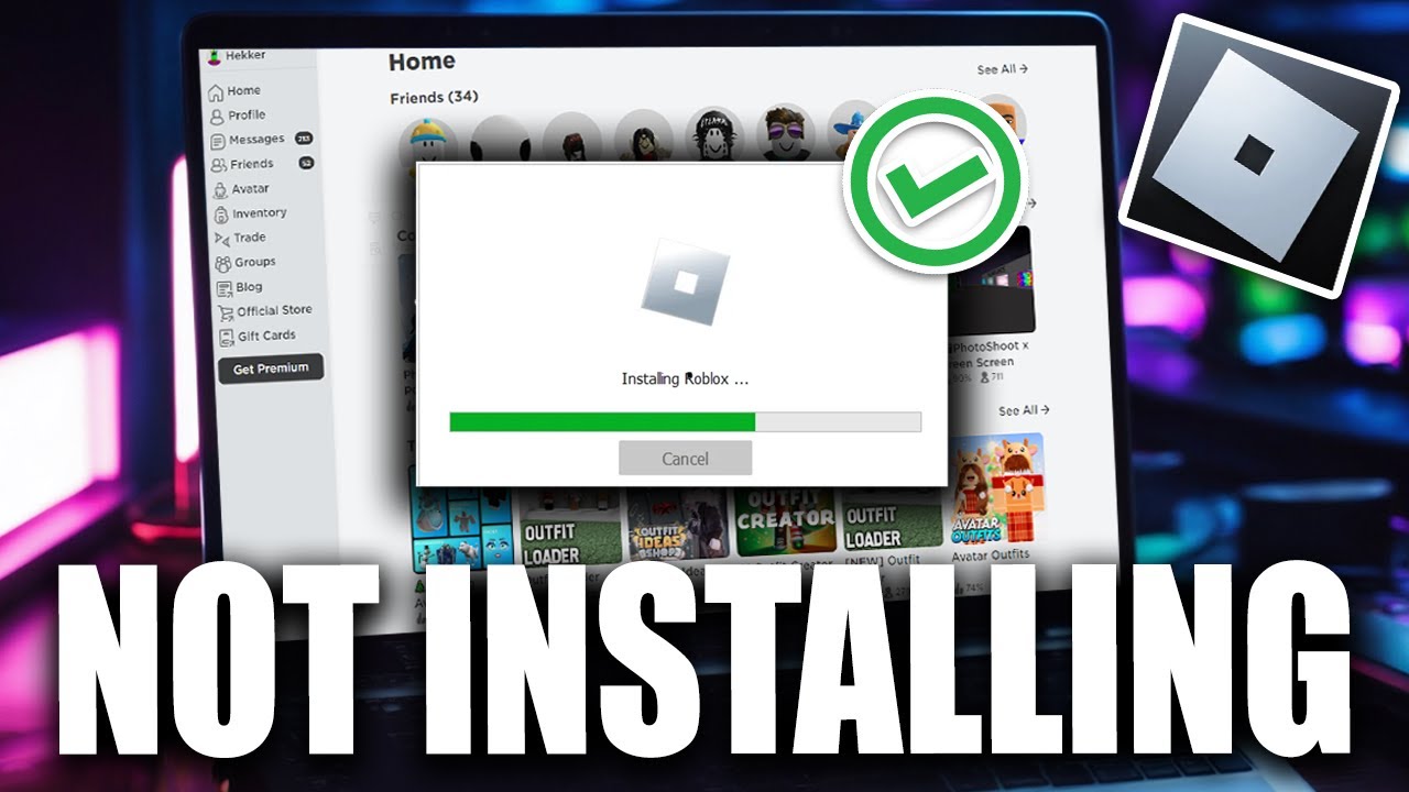 How to Fix Roblox Not Installing/Updating (WORKING) - Laptop/PC - YouTube