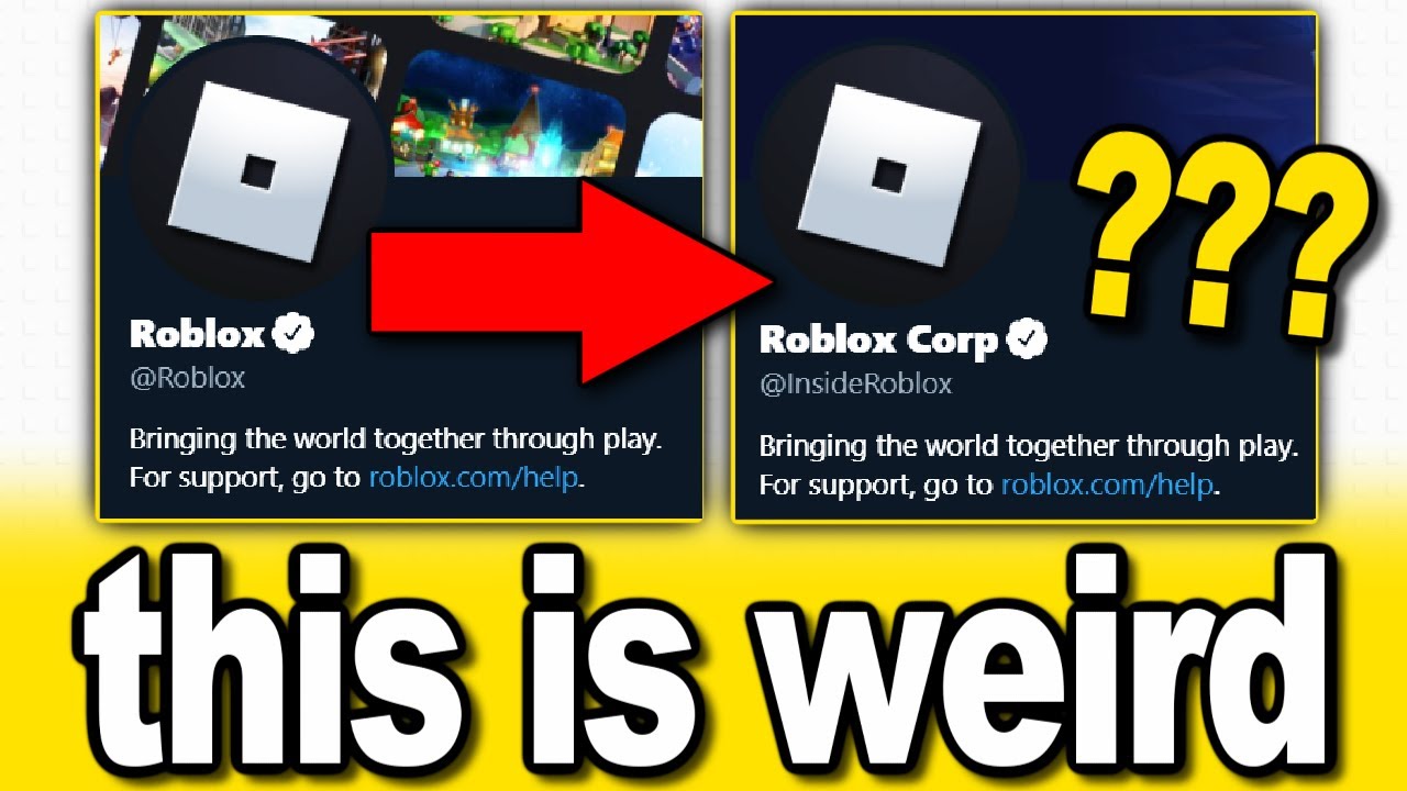 What's happening to Roblox's Twitter? - YouTube