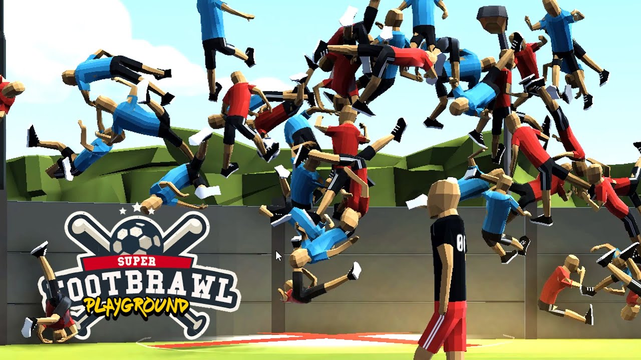 Super Footbrawl Playground - Slow Motion Explosions! - Footbrawl ...