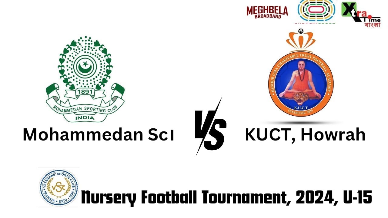 Live: Mohammedan sc vs KUCT, Howrah| Veteran Club| Nursery Football ...