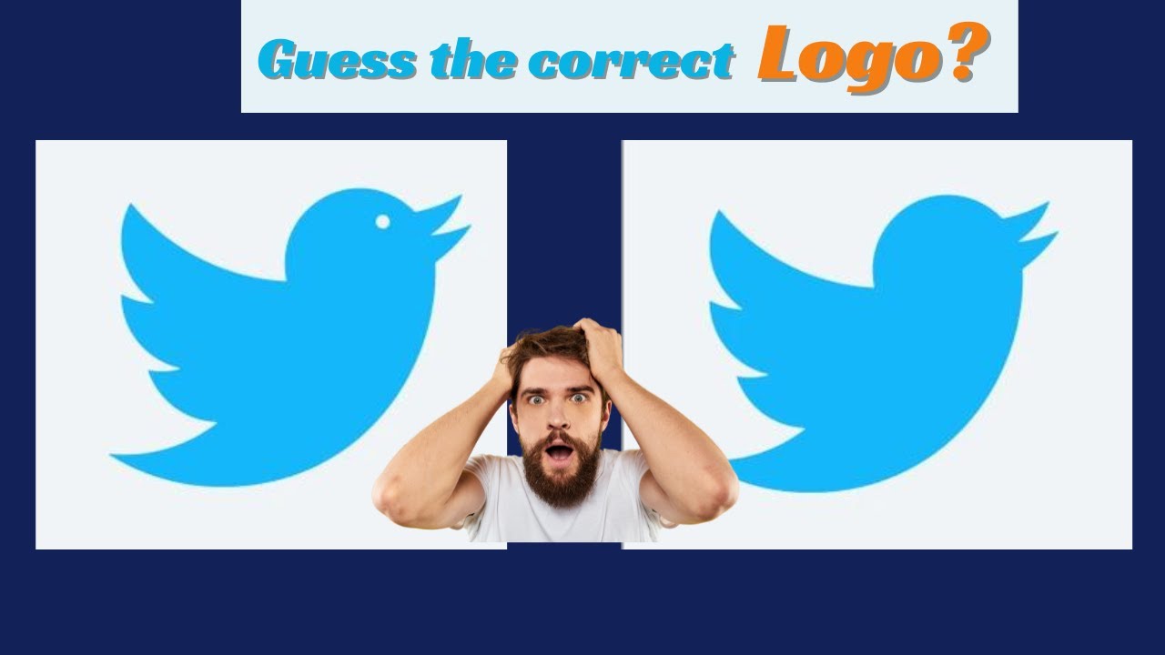 Spot the difference and guess the correct logos?: only genius find ...