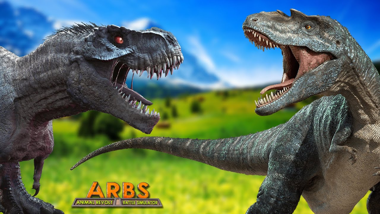 Tyrannosaurus Rex Vs Indominus Rex | Dinosaur Movie | Jurassic world ...