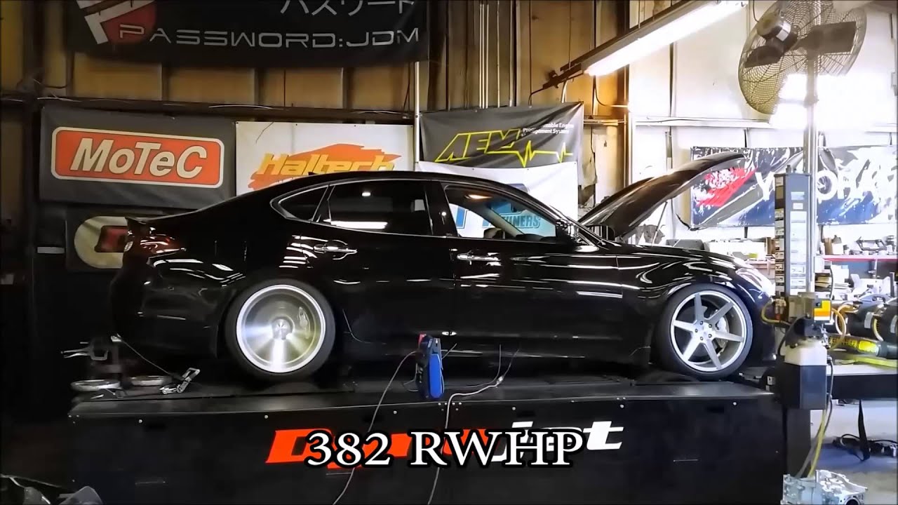 Modified Infiniti M56 Exhaust, Dyno, & Track Video - YouTube