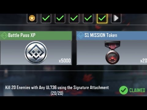 Call of Duty Mobile Kill 20 Enemies with Any UL736 using the Signature ...