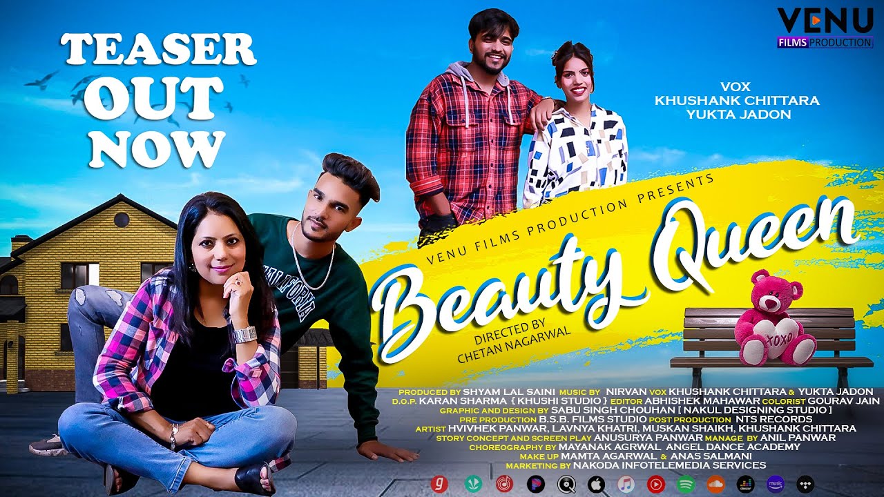 Teaser || Beauty Queen || KHUSHANK CHITTARA || VENU MUSIC - YouTube