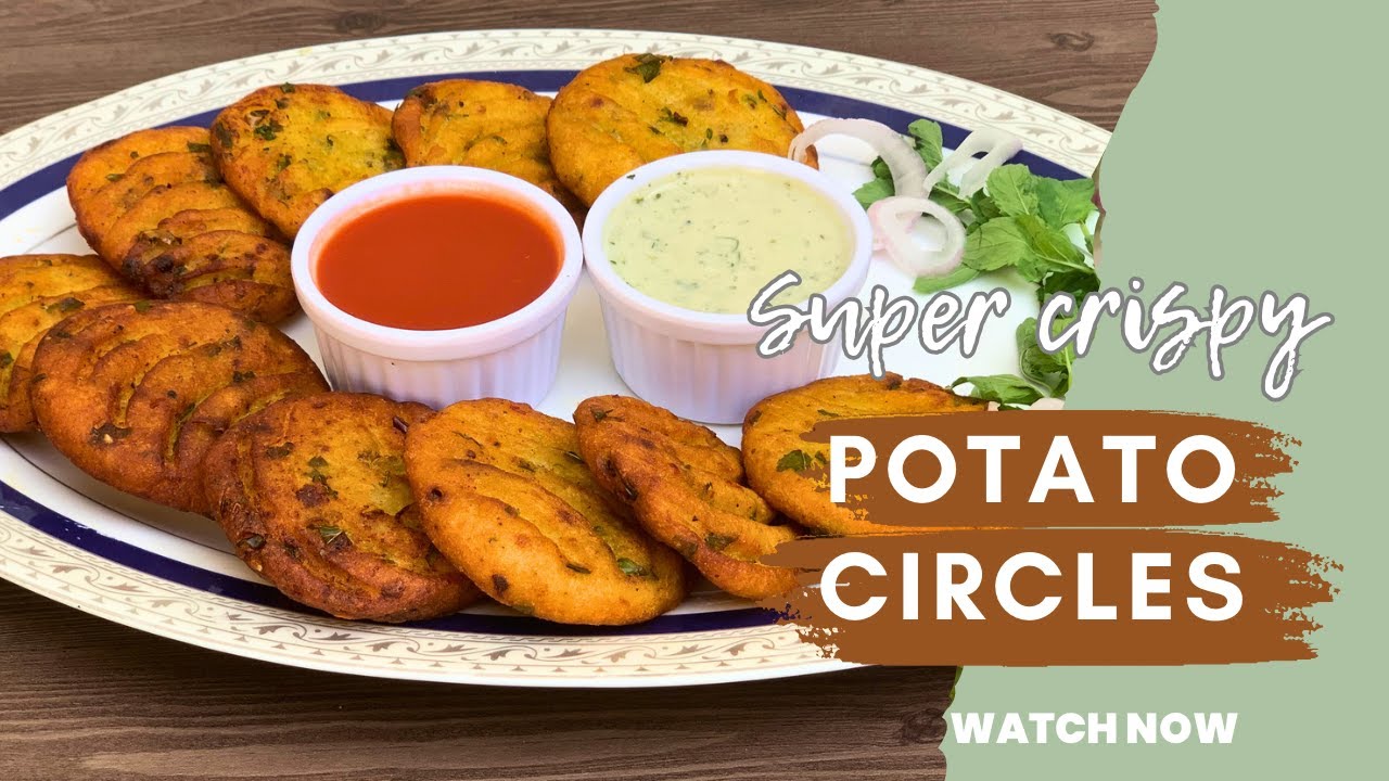 Super Crispy & Delicious Lunchbox Snack | Potato Circles Recipe ...