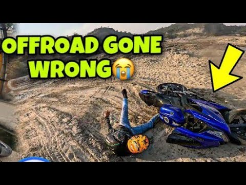 OFFROAD GONE WRONG 😭||R15 CRASH😰||@aalyanvlogs1299 @sam..vlogs786 - YouTube