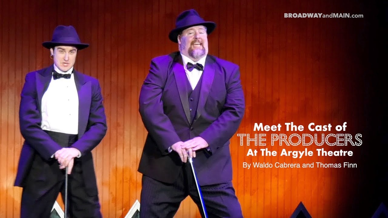 Meet The Cast of The Producers at The Argyle Theatre - YouTube