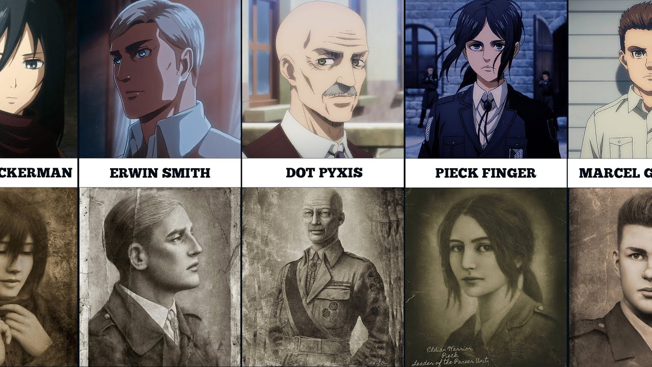 Attack on Titan - Historical photos - YouTube