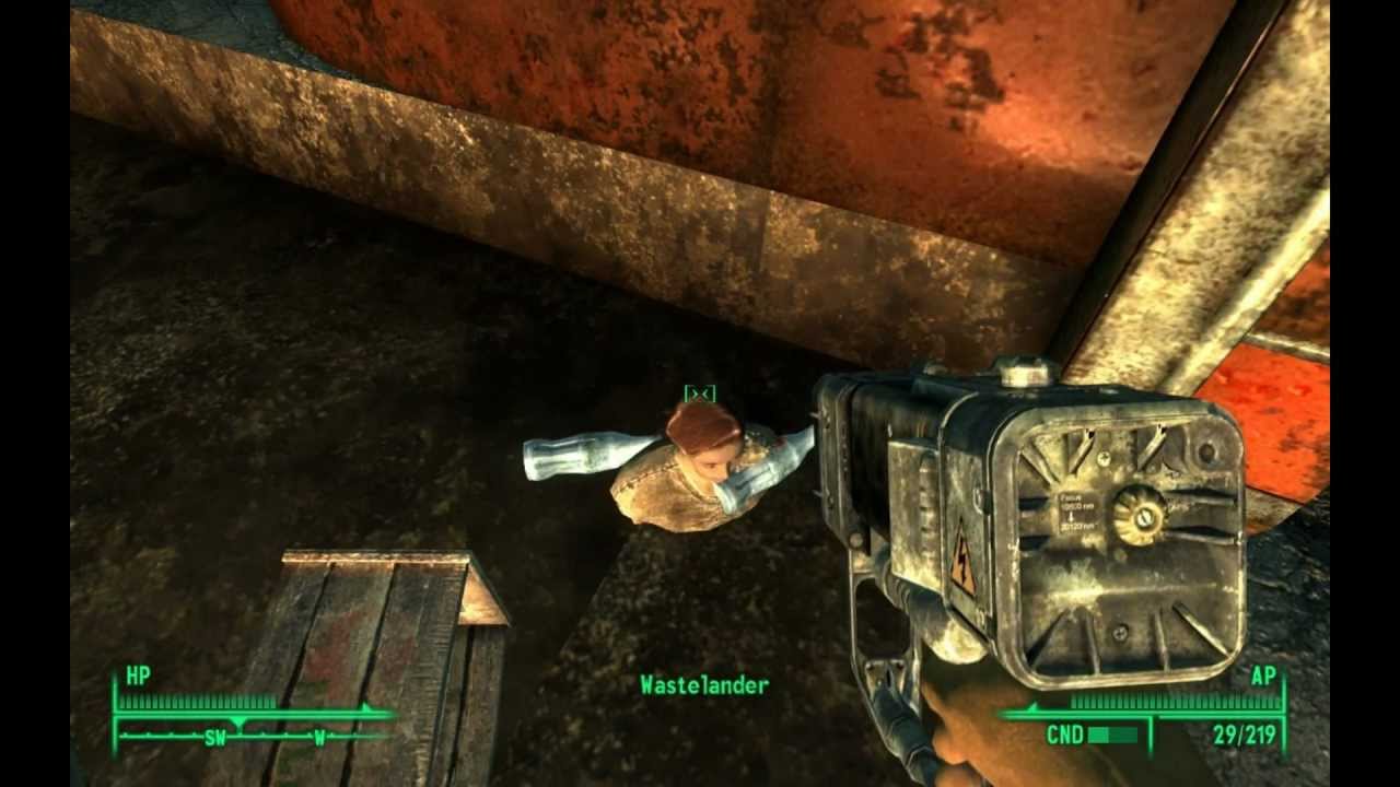Fallout 3 Glitch Wastelander Stuck in the Floor? - YouTube