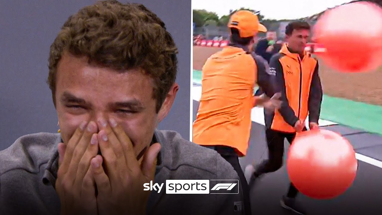 "He's crying!" 🤣 | Lando Norris' FUNNIEST moments - YouTube