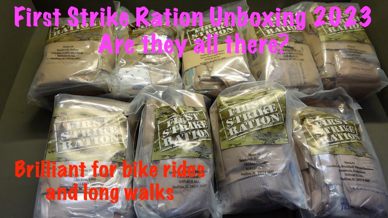 First Strike Ration Unboxing 2023 - Are they all there? - YouTube
