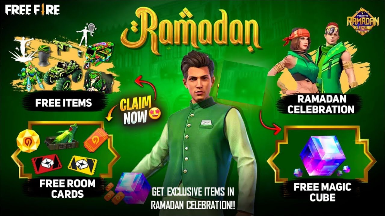 ඊලගට එන Ramadan Event එක | Free Fire Ramadan Blessing Event Full Review ...