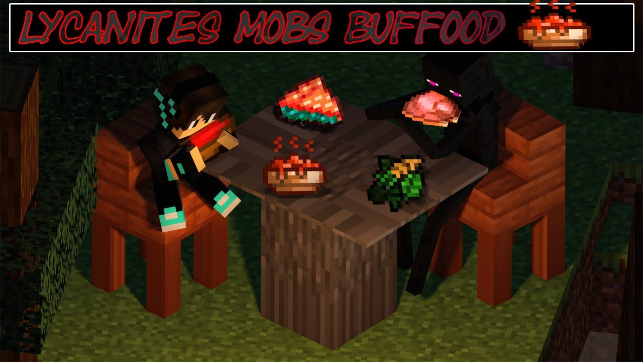 Minecraft Lycanites Mobs: Buff Food / Food Guide Tutorial Showcase ...