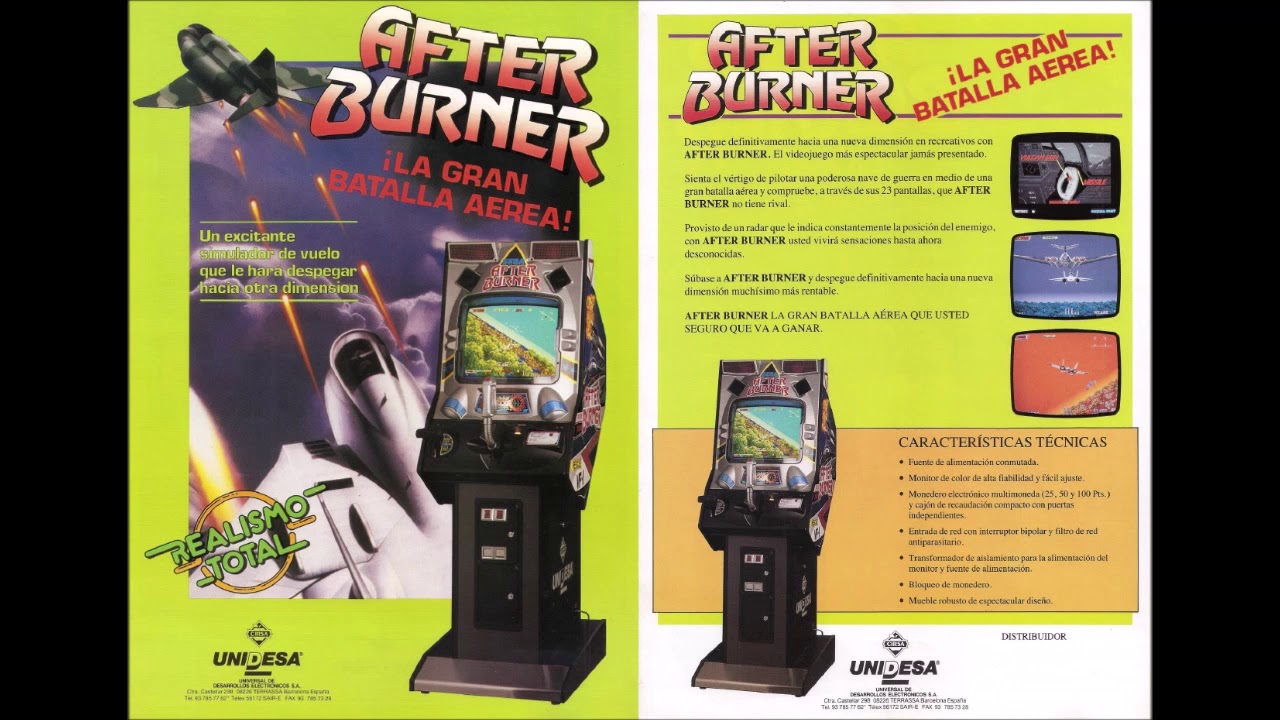 After Burner II (Arcade): 01 - CREDIT - 02 - MAXIMUM POWER - YouTube