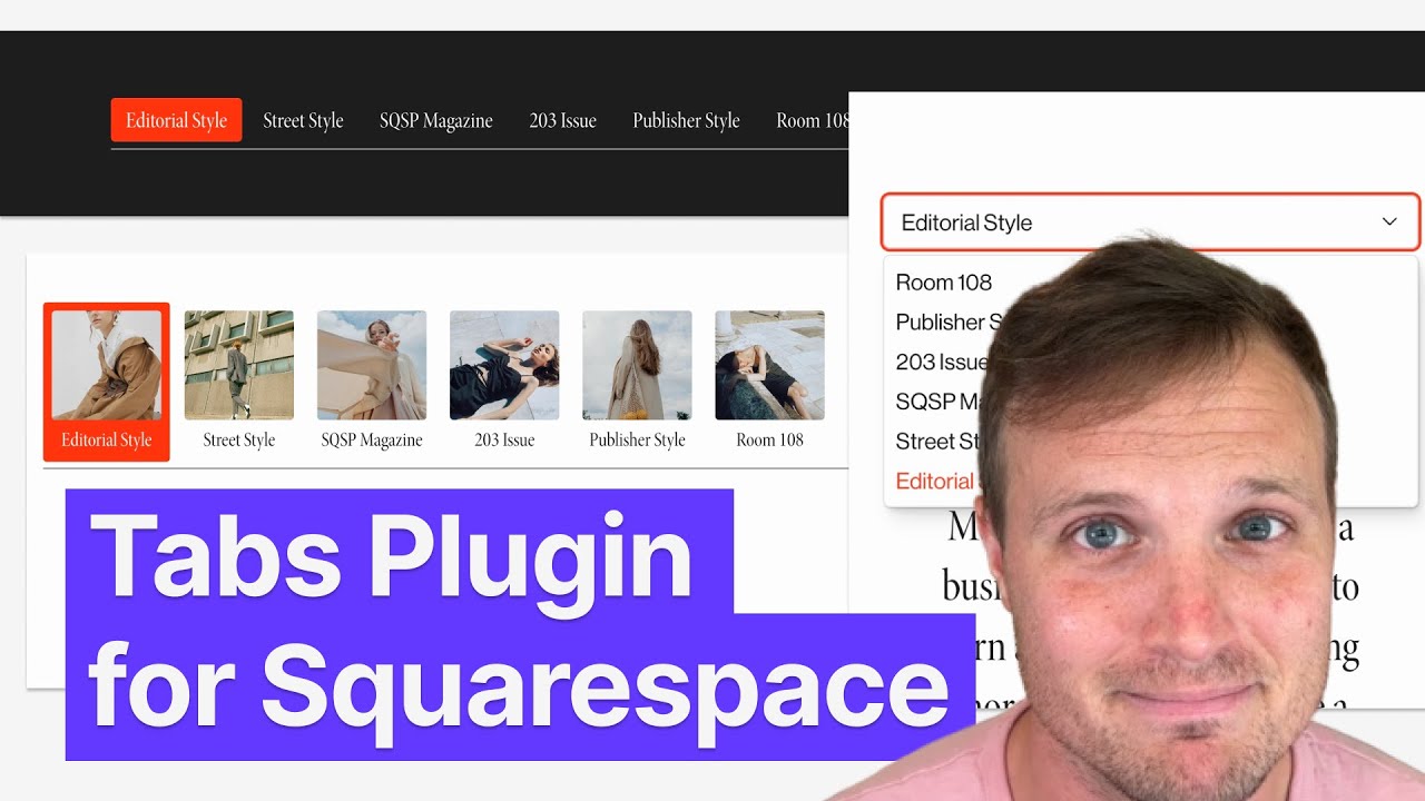 Tabs Pro Plugin for Squarespace - YouTube