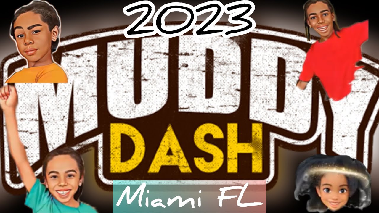 Muddy Dash 2023 Obstacle Course Race in Miami FL Entire Course - YouTube
