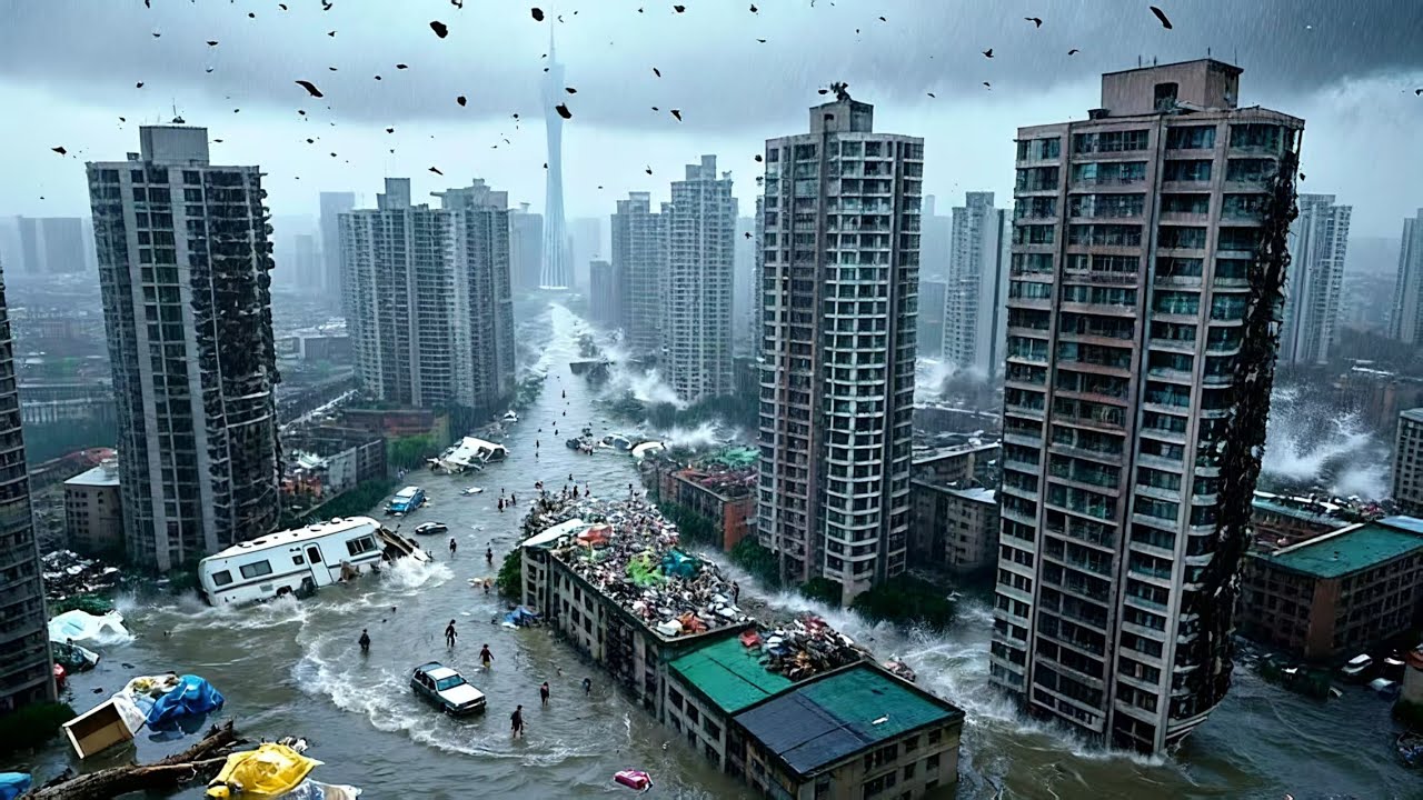 Shocking Storm Hits Guangzhou! Fierce Winds & Heavy Rain Cause Chaos ...