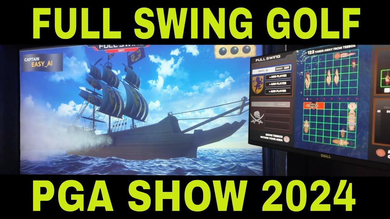 Full Swing Golf Booth PGA Show 2024 - YouTube