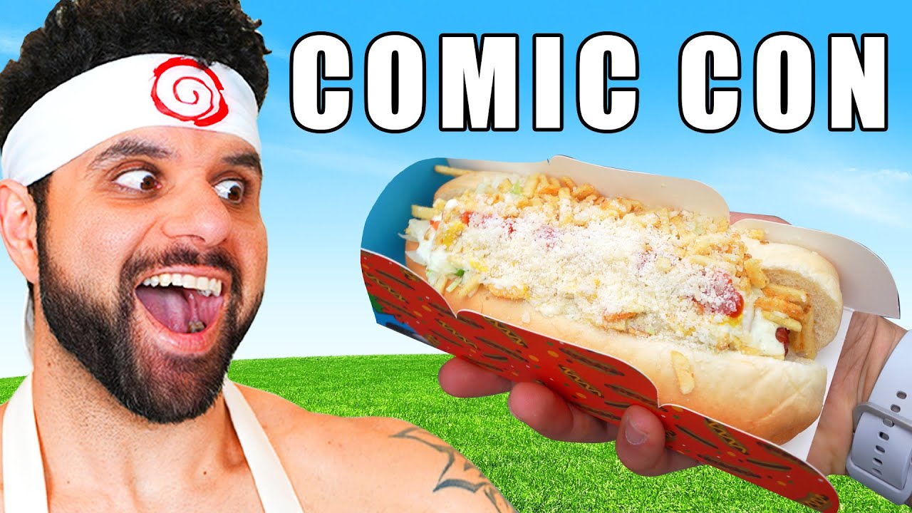 I Tried Every Food At Comic Con - YouTube