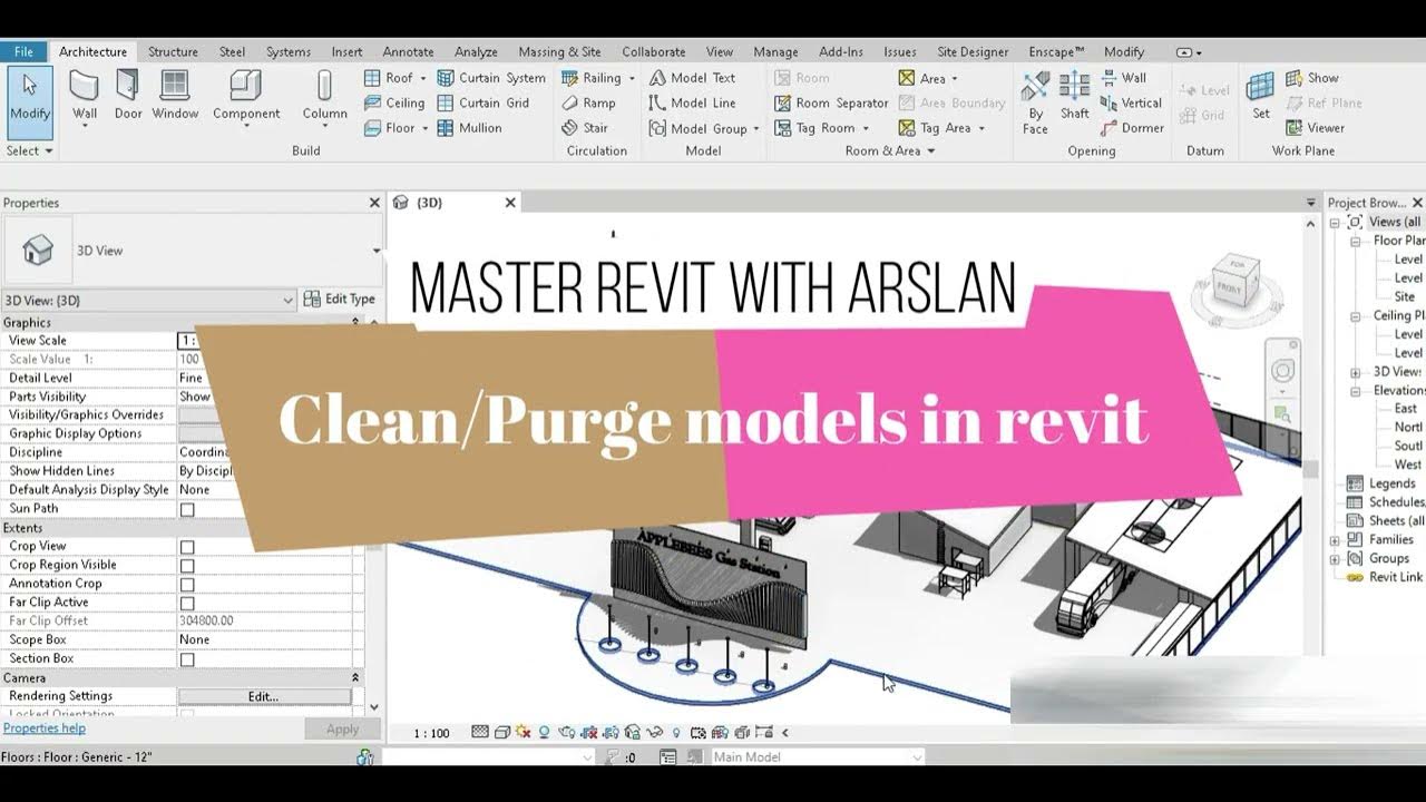 How to clean up and purge your Revit file - YouTube