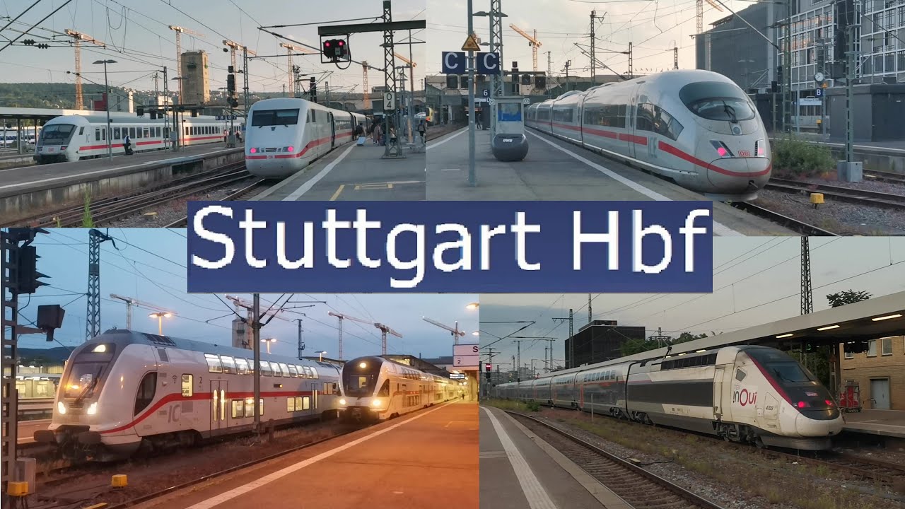 【Germany(S): Stuttgart Hbf】ICE,IC,TGV,FlixTrain,NJ,EN + IRE rail ...