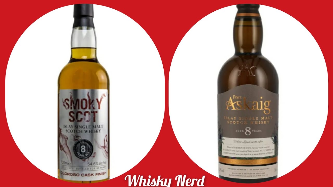 Smoky Scot 8 Jahre Oloroso Cask Finish vs. Port Askaig 8 Jahre Islay ...