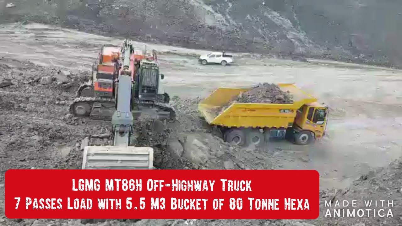 MT86 Loading Cycle by 80T Hexa - YouTube