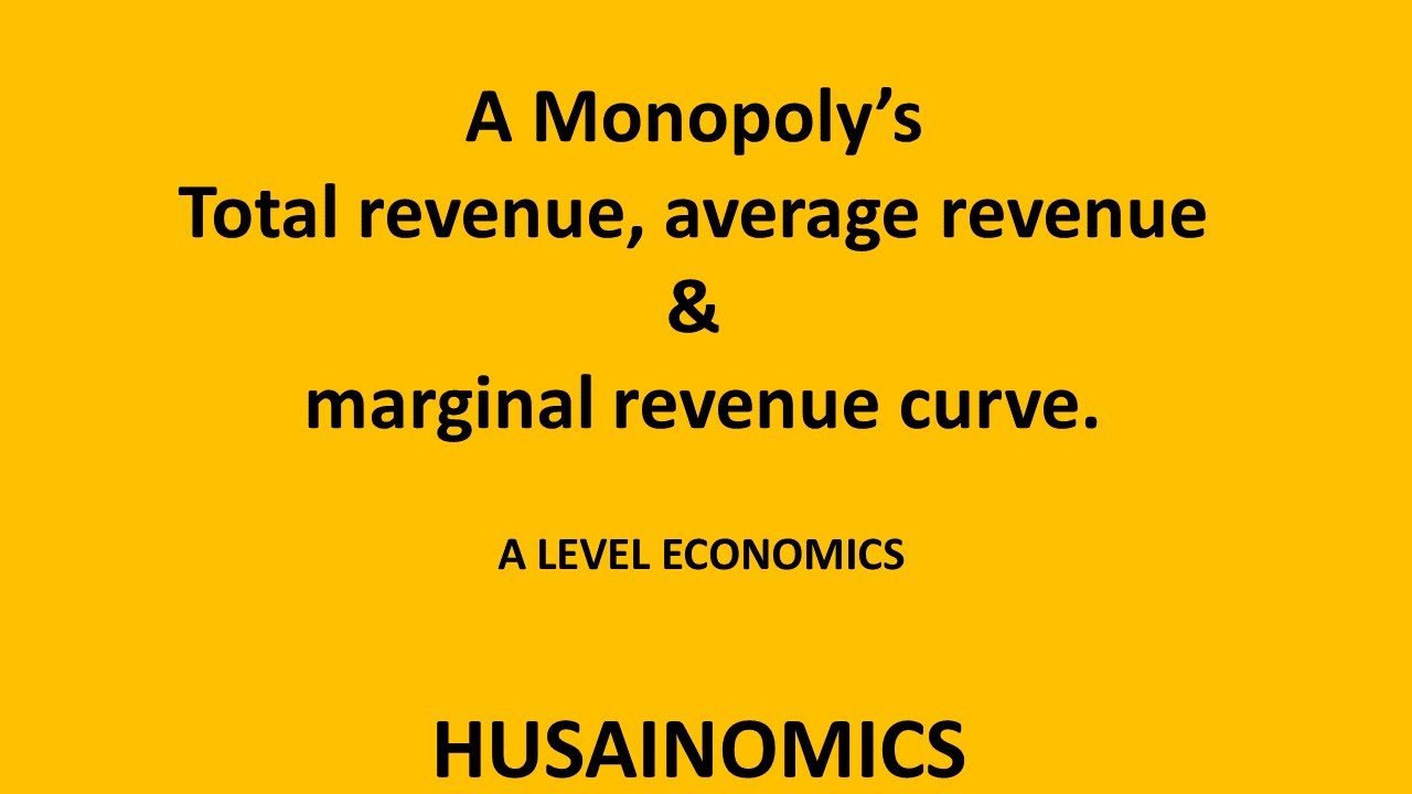 REVENUE OF A MONOPOLY (Urdu/Hindi) - YouTube