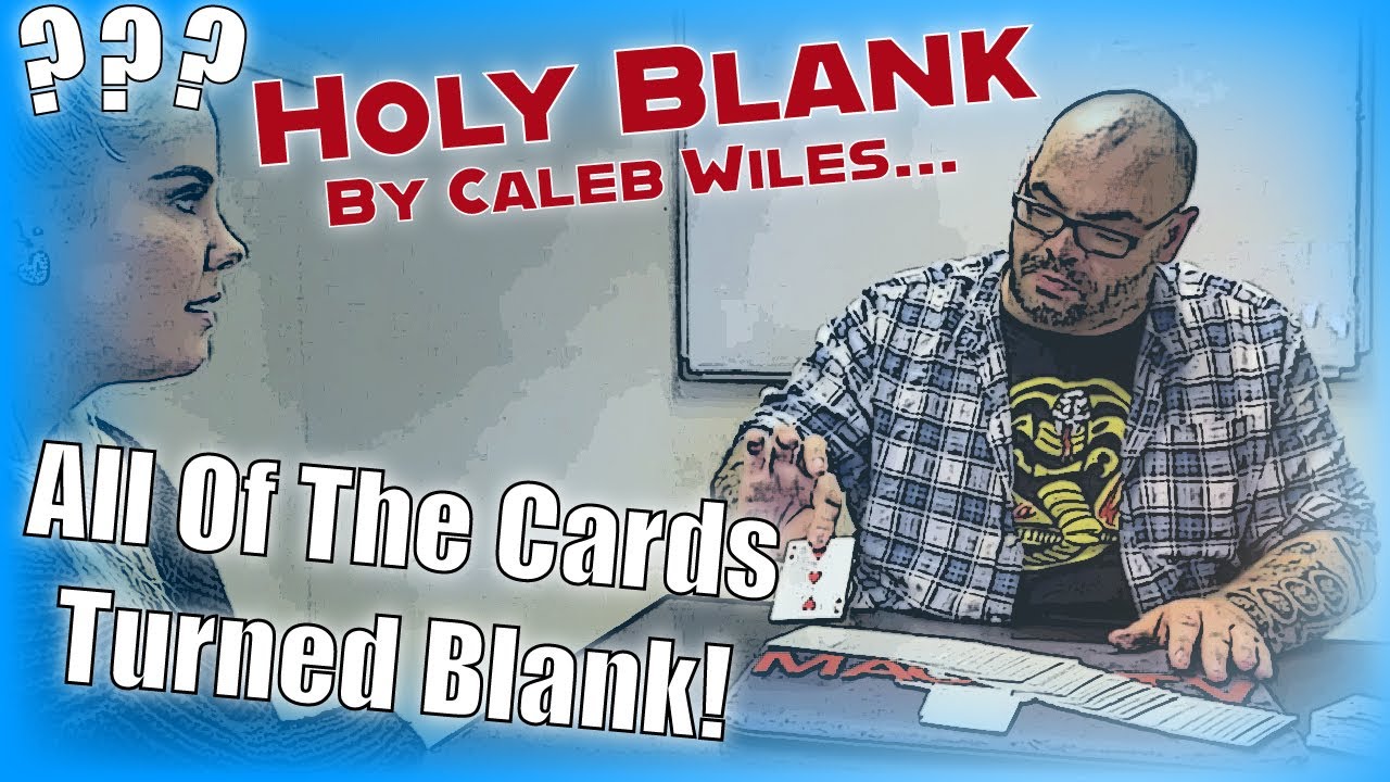 Holy Blank By Caleb Wiles | Card Magic! - YouTube