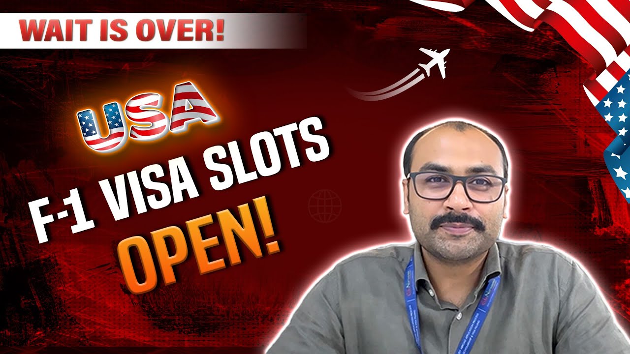 Limited US Visa Slots Released – Don't Miss Out | f1visa | 2024 - YouTube