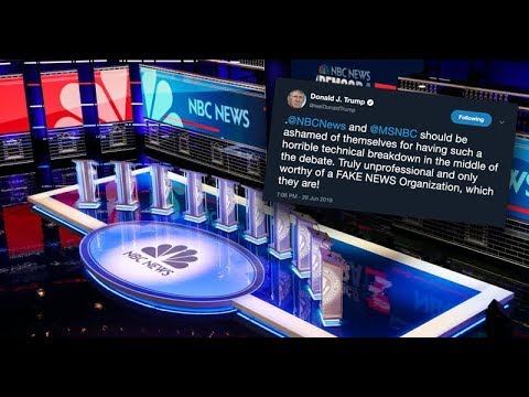 Dem Debate Goes Off The Rails With Massive NBC Technical Difficulties ...