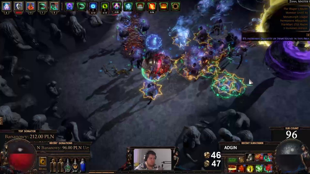 Path of Exile - Metamorph | LIVE | Kolejny cel? Kinetic Blast Legion ...