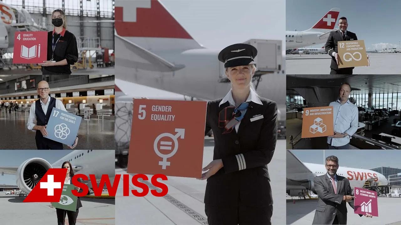 Our commitment to seven Sustainable Development Goals | SWISS - YouTube