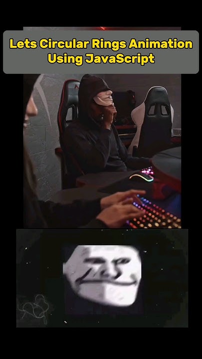 Create Circular Ring Animation in JavaScript | html5 canvas #shorts #javascript #developer # ...