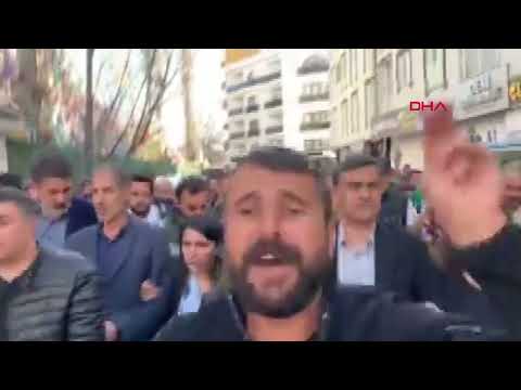 Zeydan'ın memnu haklarının geri alınmasını protesto eden gruba polis müdahalesi