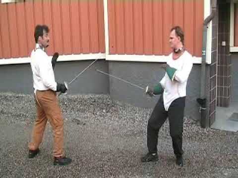 sca fencing basic thrust - YouTube