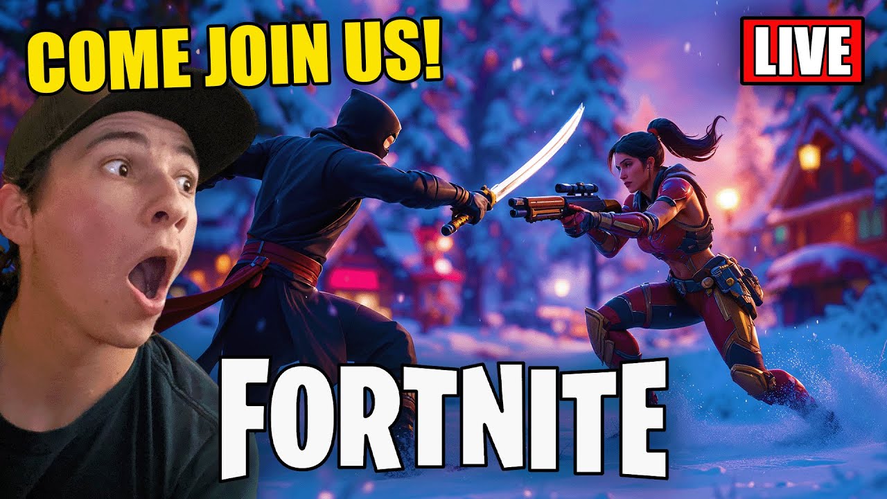 Playing Fortnite With Viewers And Chatting Come Join - YouTube