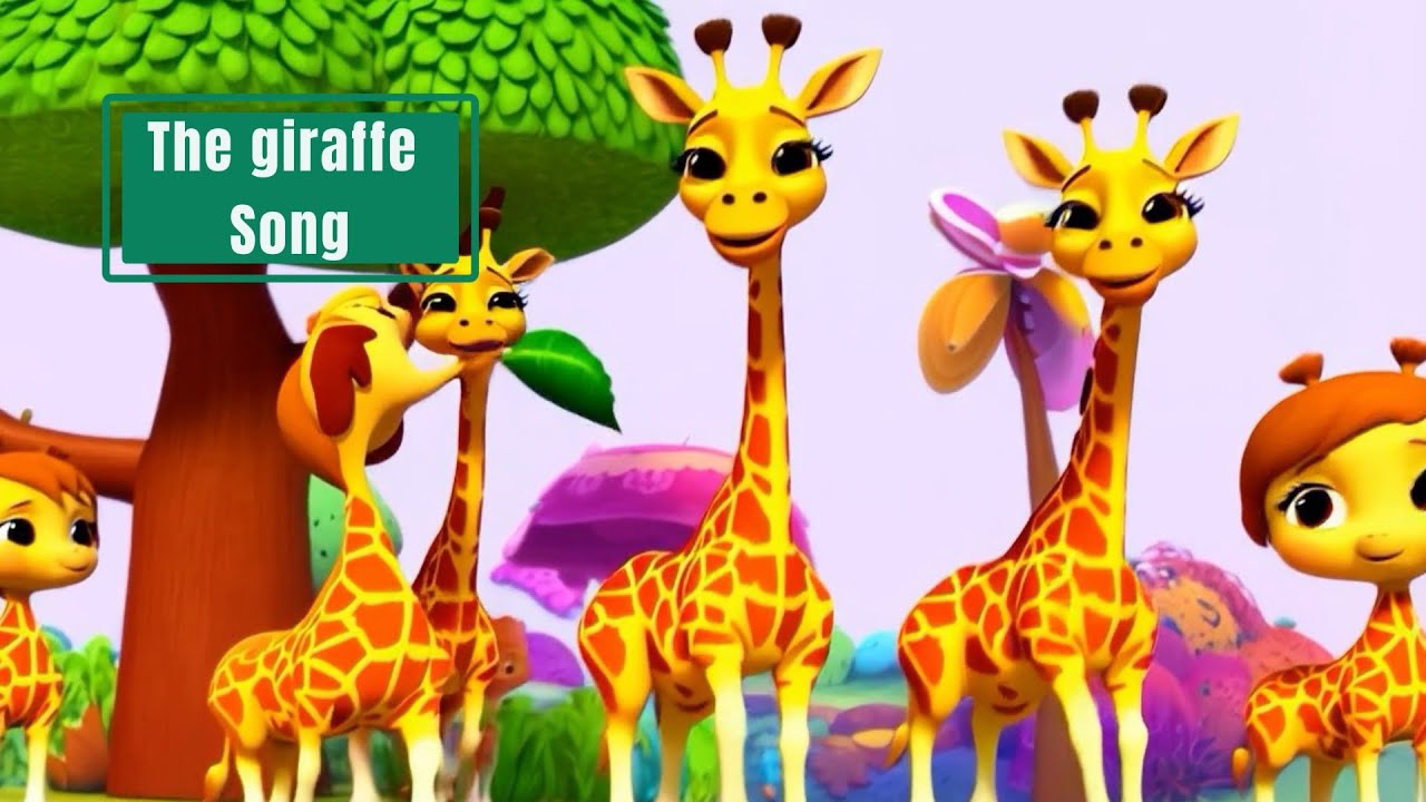 Giraffe Song and more | Animals song| Alafun Nursery Rhymes - YouTube