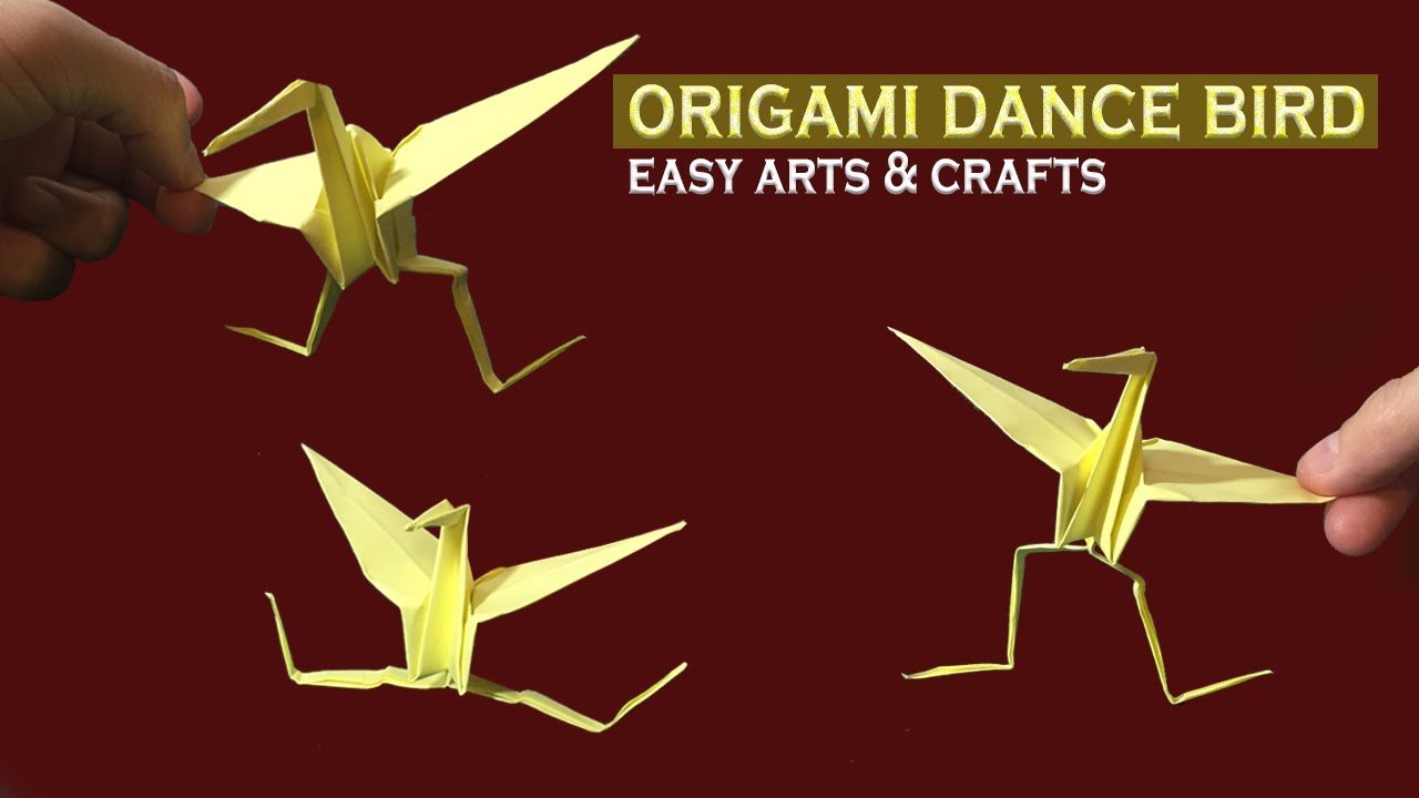 Origami Dance Bird - Easy DIY - YouTube