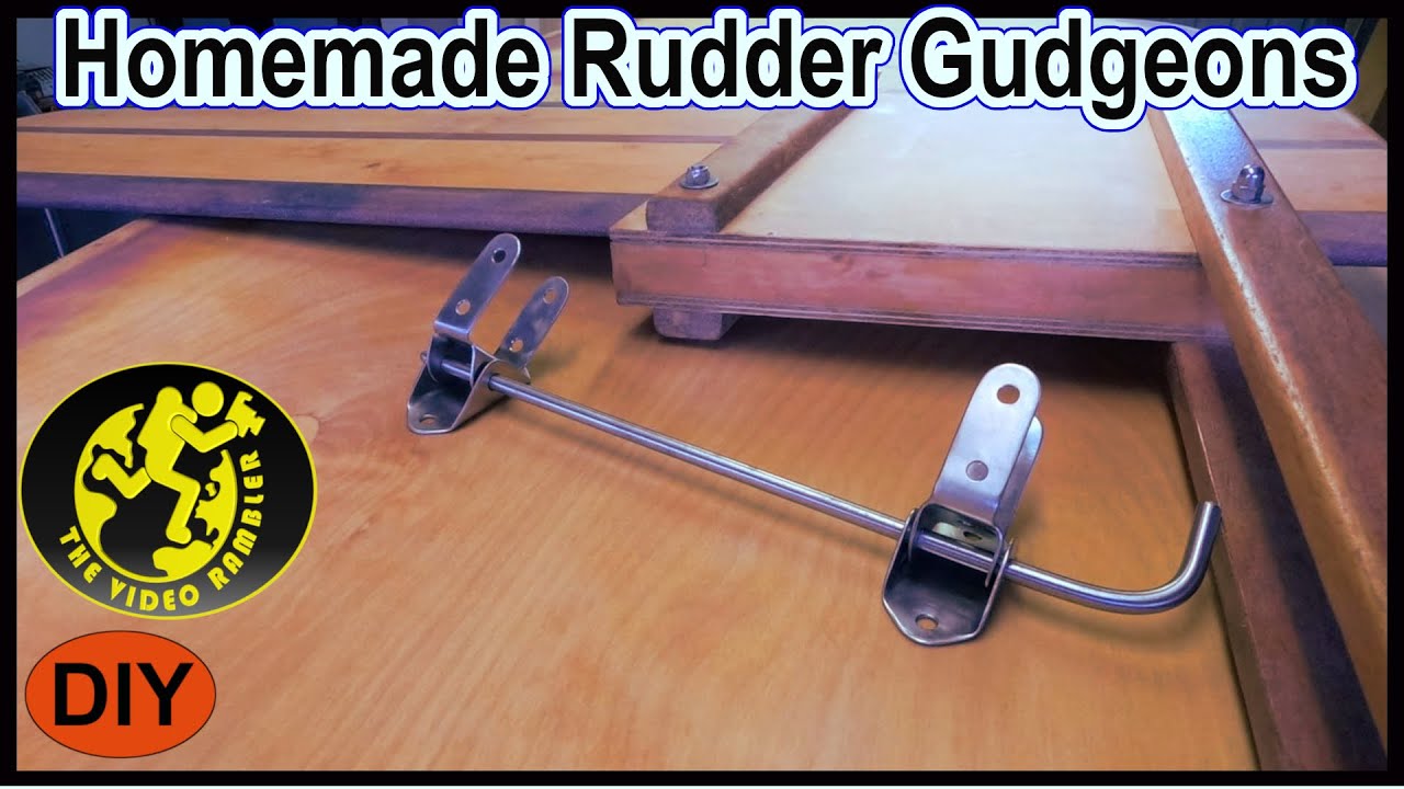 Homemade Rudder Gudgeons - YouTube