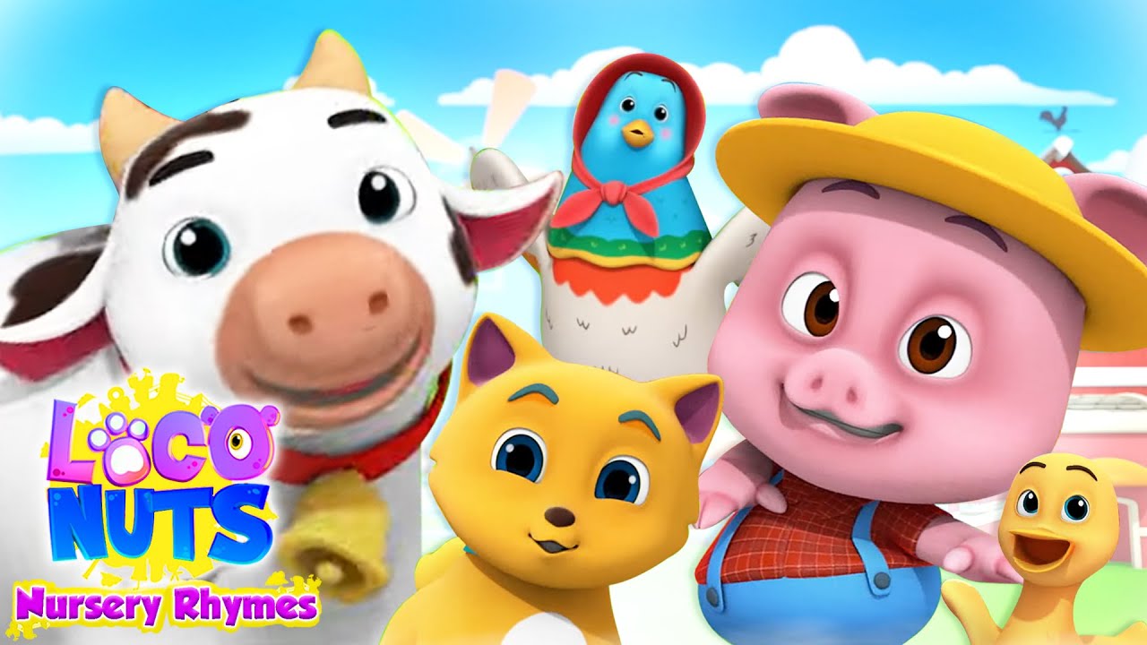 Old MacDonald Had A Farm | Farm Song | Nursery Rhymes & Kids Songs with ...