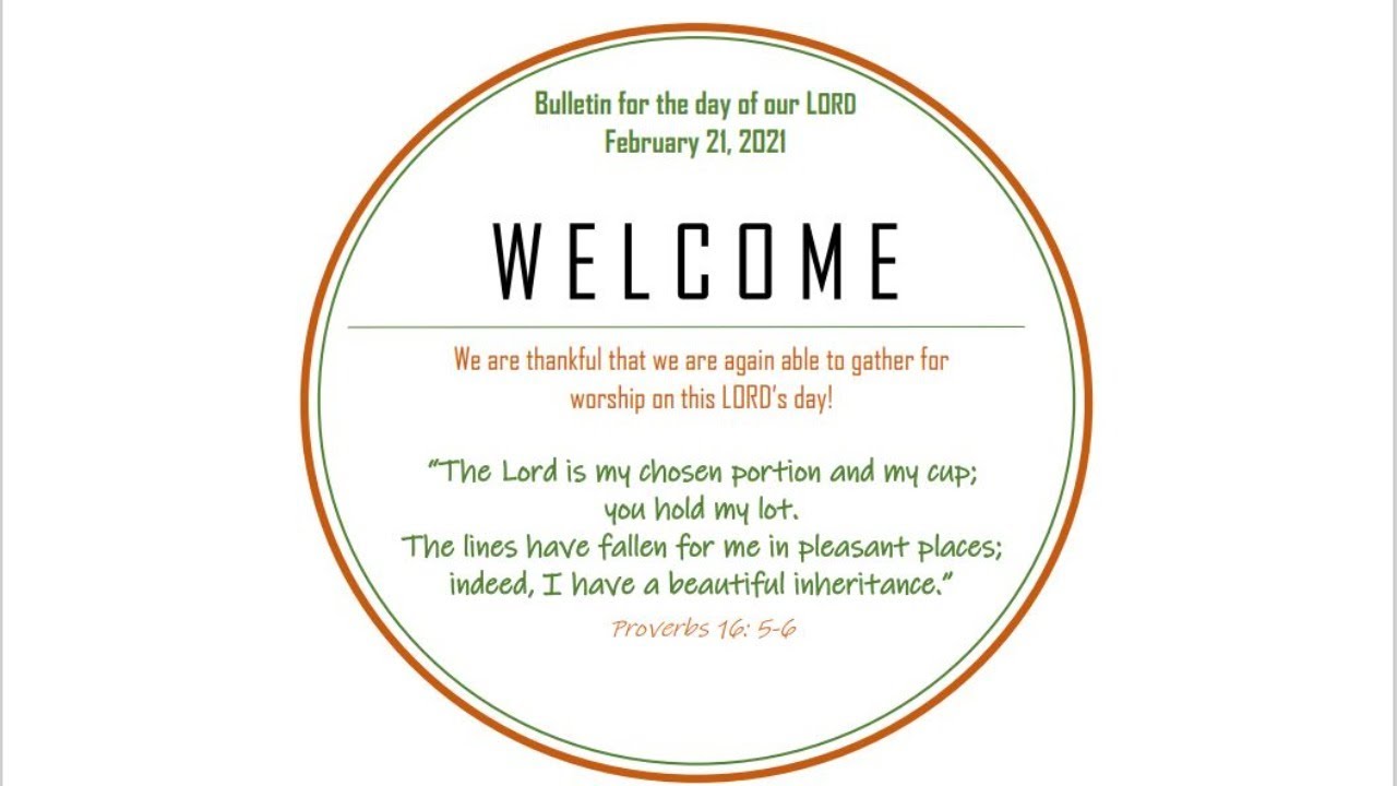 02/21/21 Sunday afternoon service with Pastor Greg Hoadley - YouTube