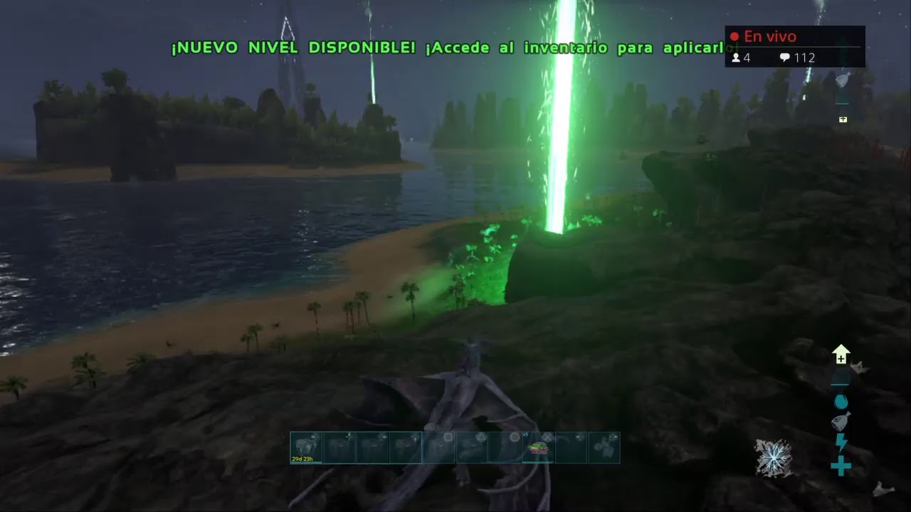 Aquí casual en ARK Legacy, mis nuevos babys, un ratito y asi (PS4 ...