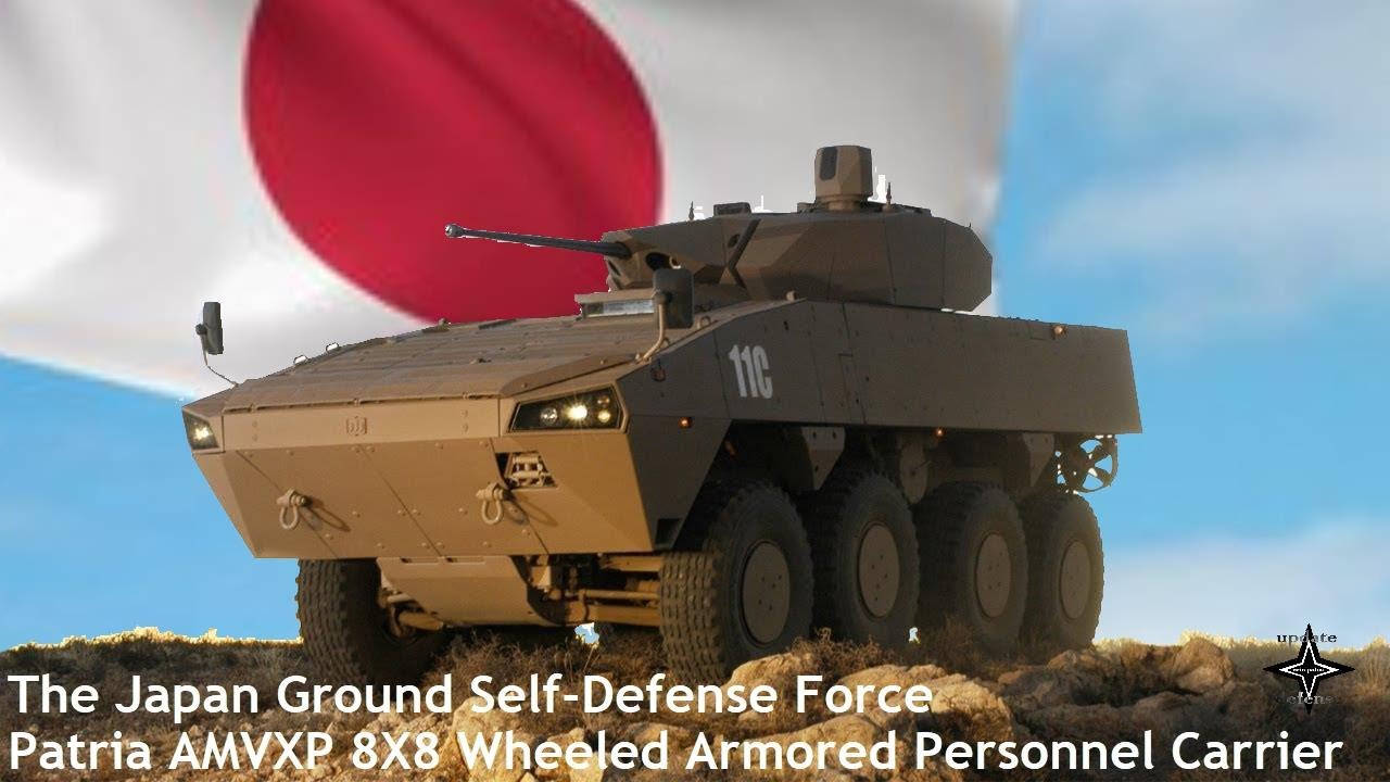 The Japan Ground Self-Defense Force chose Patria AMVXP from Finland to ...