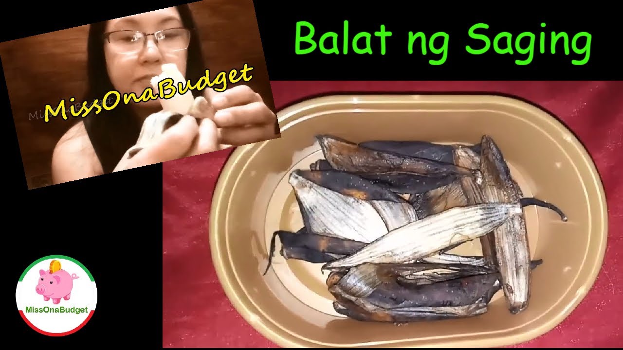 Balat ng Saging (Banana Peel) ️ MissOnaBudget - YouTube