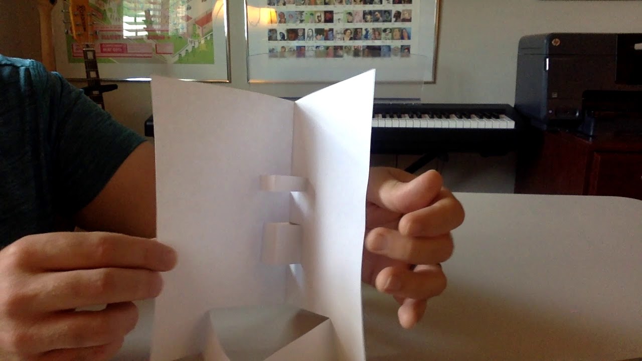 Paper Sculpture with Lighting - YouTube