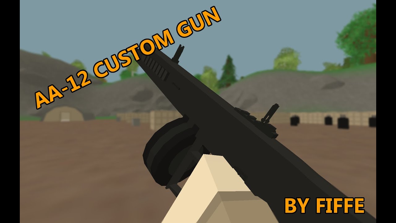 AA-12 - Custom gun for Unturned - YouTube